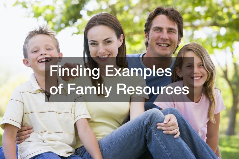 Finding Examples of Family Resources - Greg's Health Journal